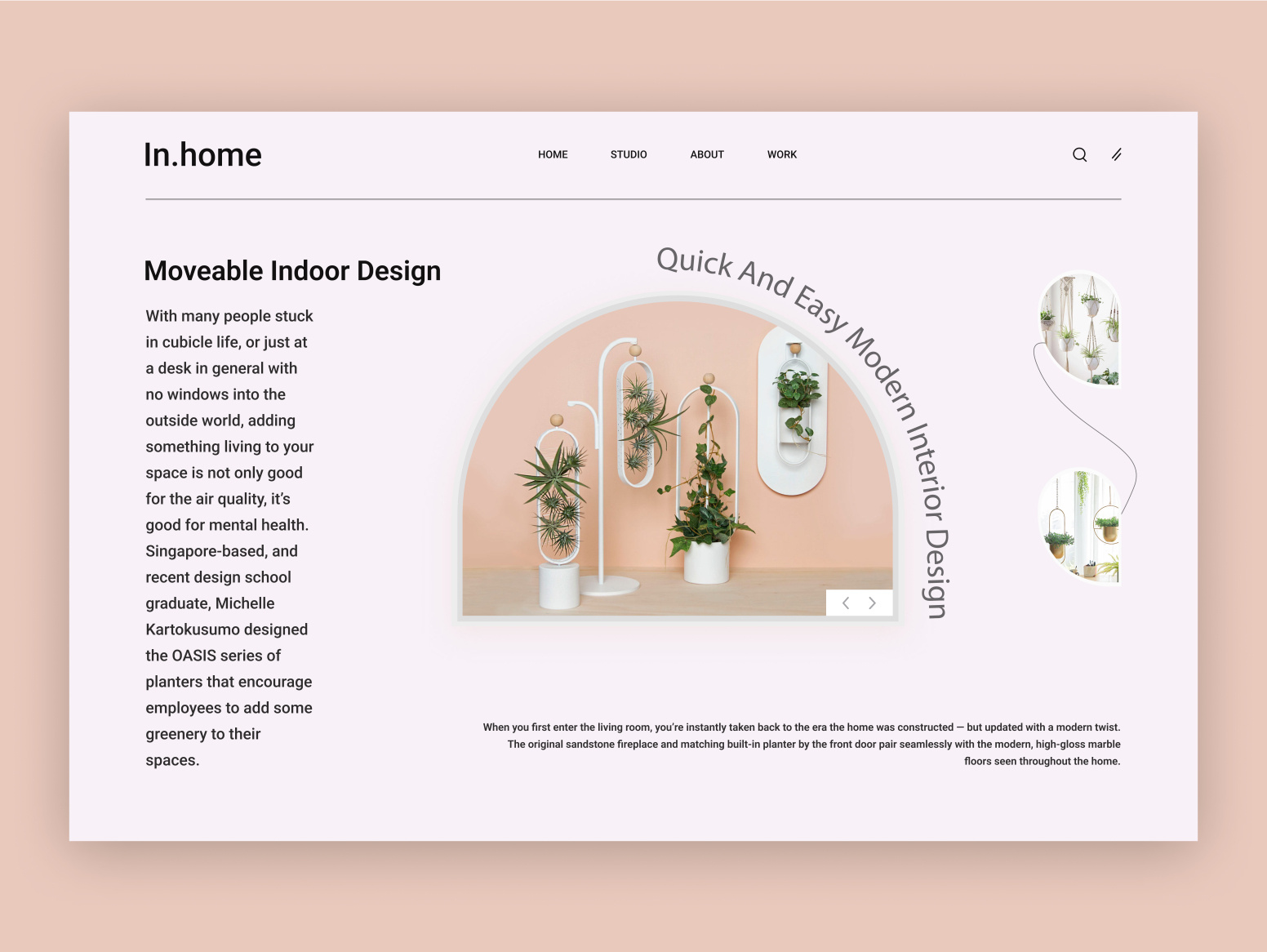 In.home - Landing page exploration by Bitmate Studio on Dribbble