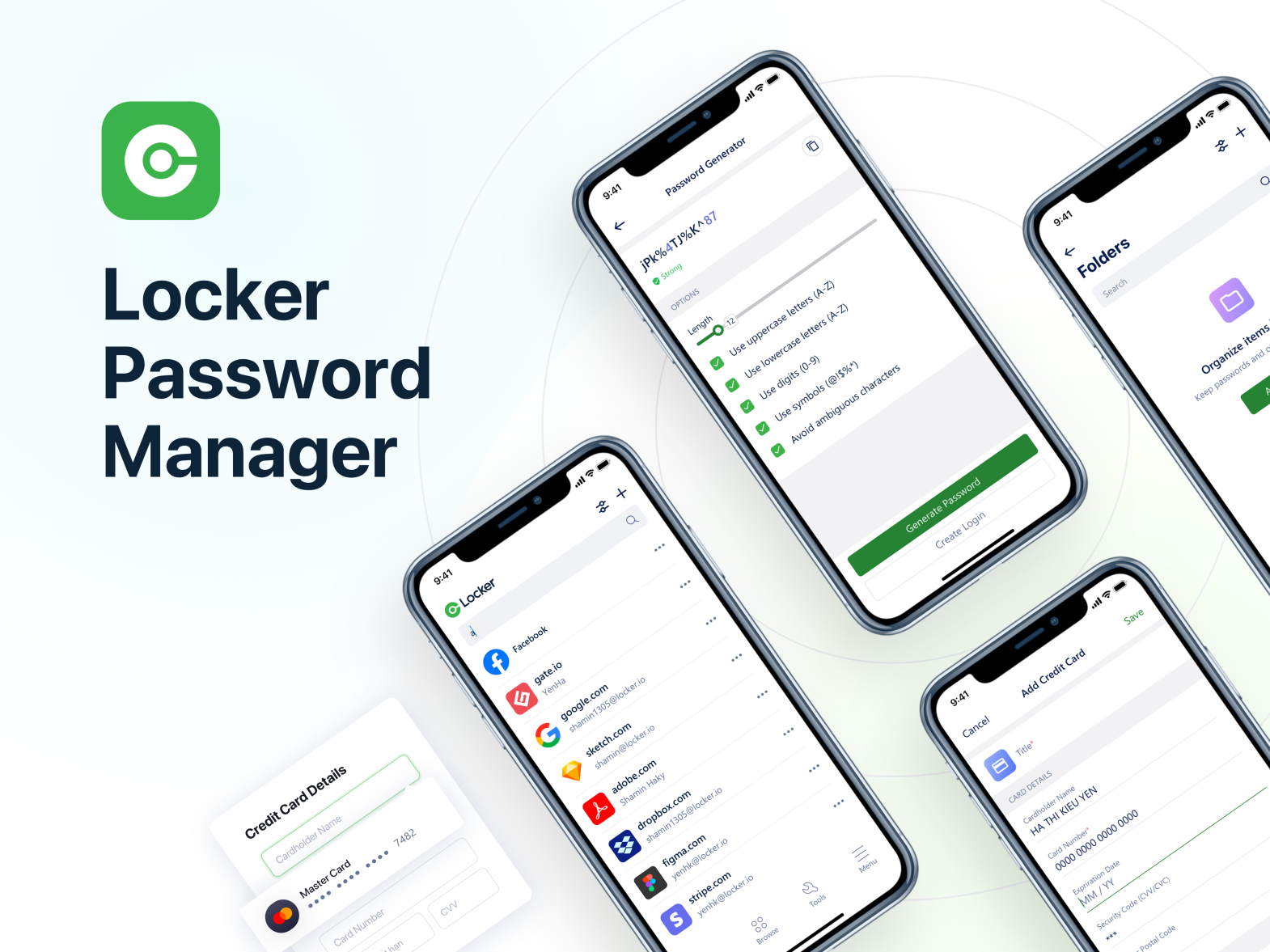 Locker Password Manager by Shamin Haky on Dribbble