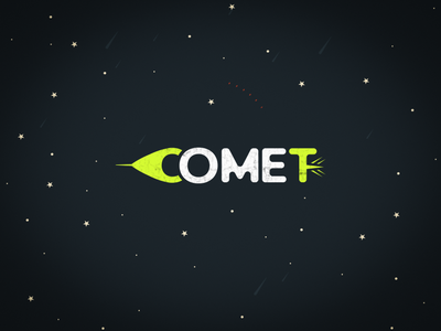 Comet Logo #dailylogochallenge by Diar Kutllovci on Dribbble