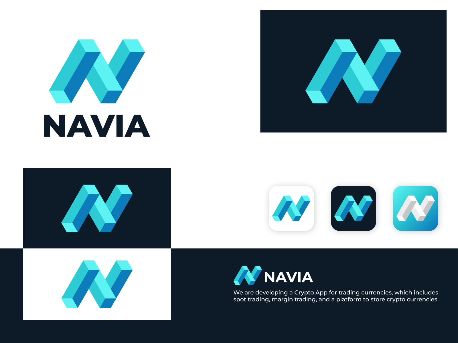 Navia - Logo Concept ( for sale ) by Rubel Hossen | Logo Designer on ...