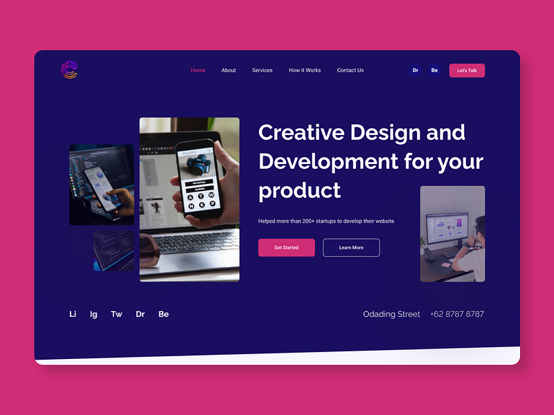 Software Company Landing Page designs, themes, templates and ...