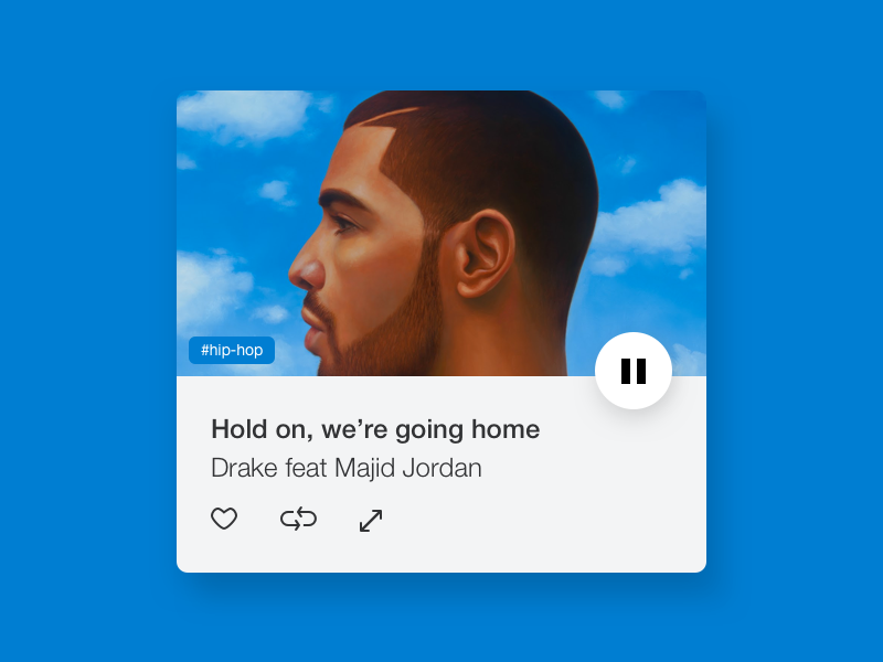 Soundcloud Song Card by himani amoli on Dribbble