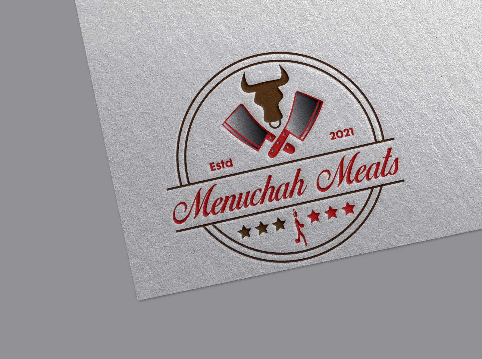 Menuchah Meats Company Logo Design by MD.ISMAIL HOSSAIN on Dribbble