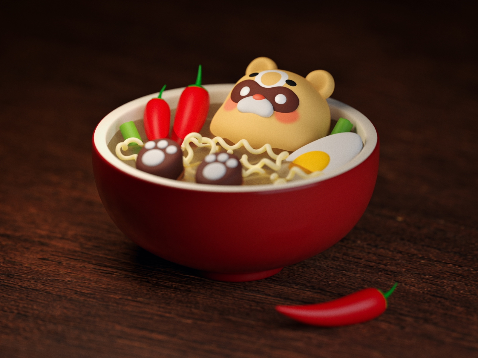 Guoba — the God of the Stove by Mishka Winowen on Dribbble