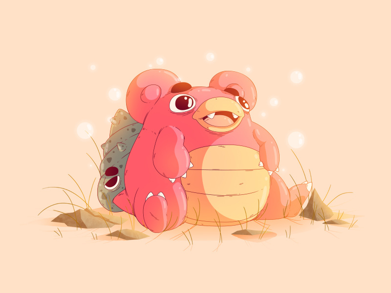 Slowbro | #80 by Daniel Mackey on Dribbble