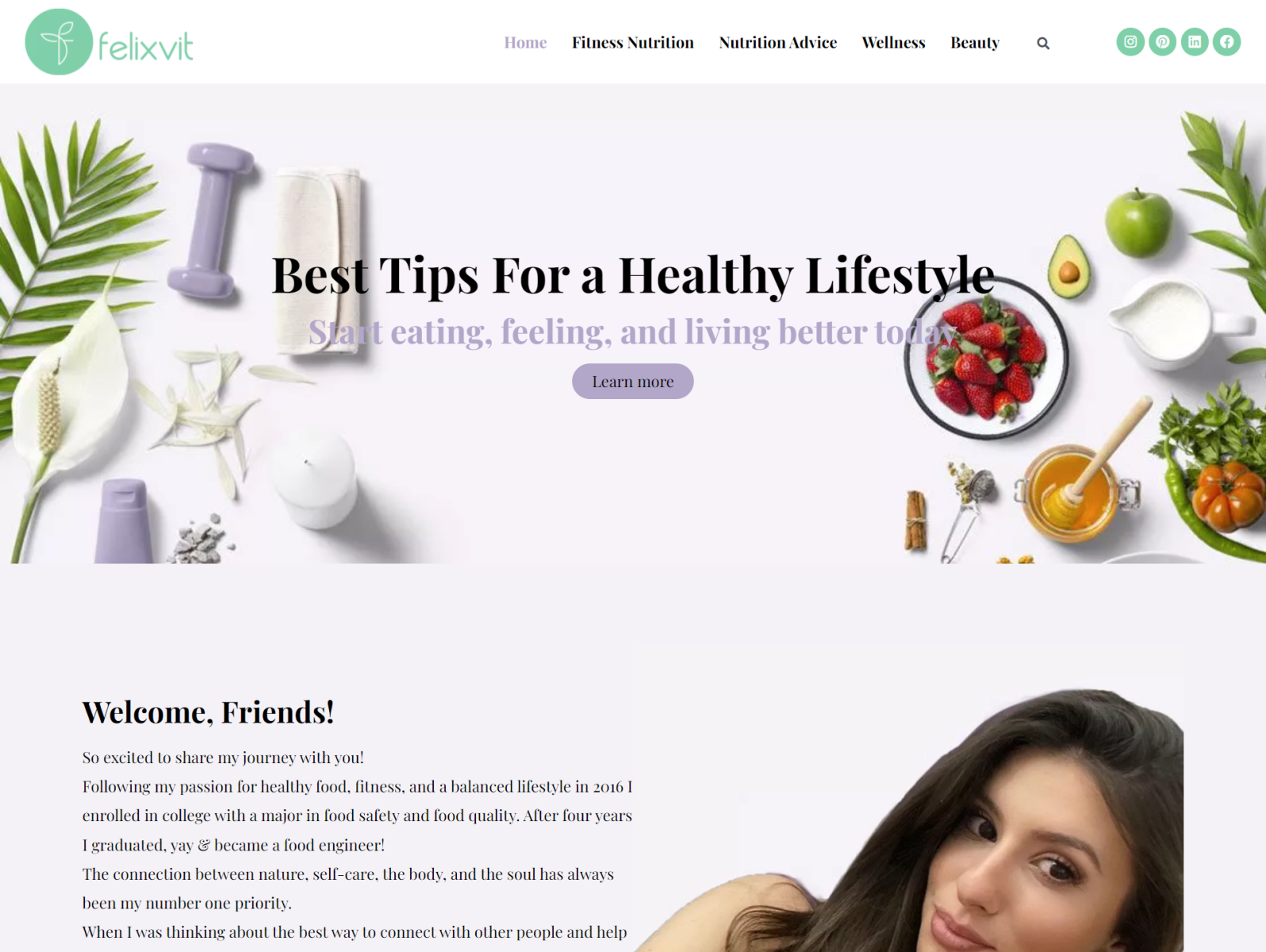 Website Development & Design for Wellness Blogger by Sara and Ivana ...