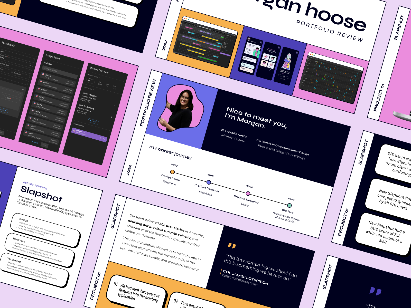 Portfolio Review Deck by Morgan Hoose on Dribbble