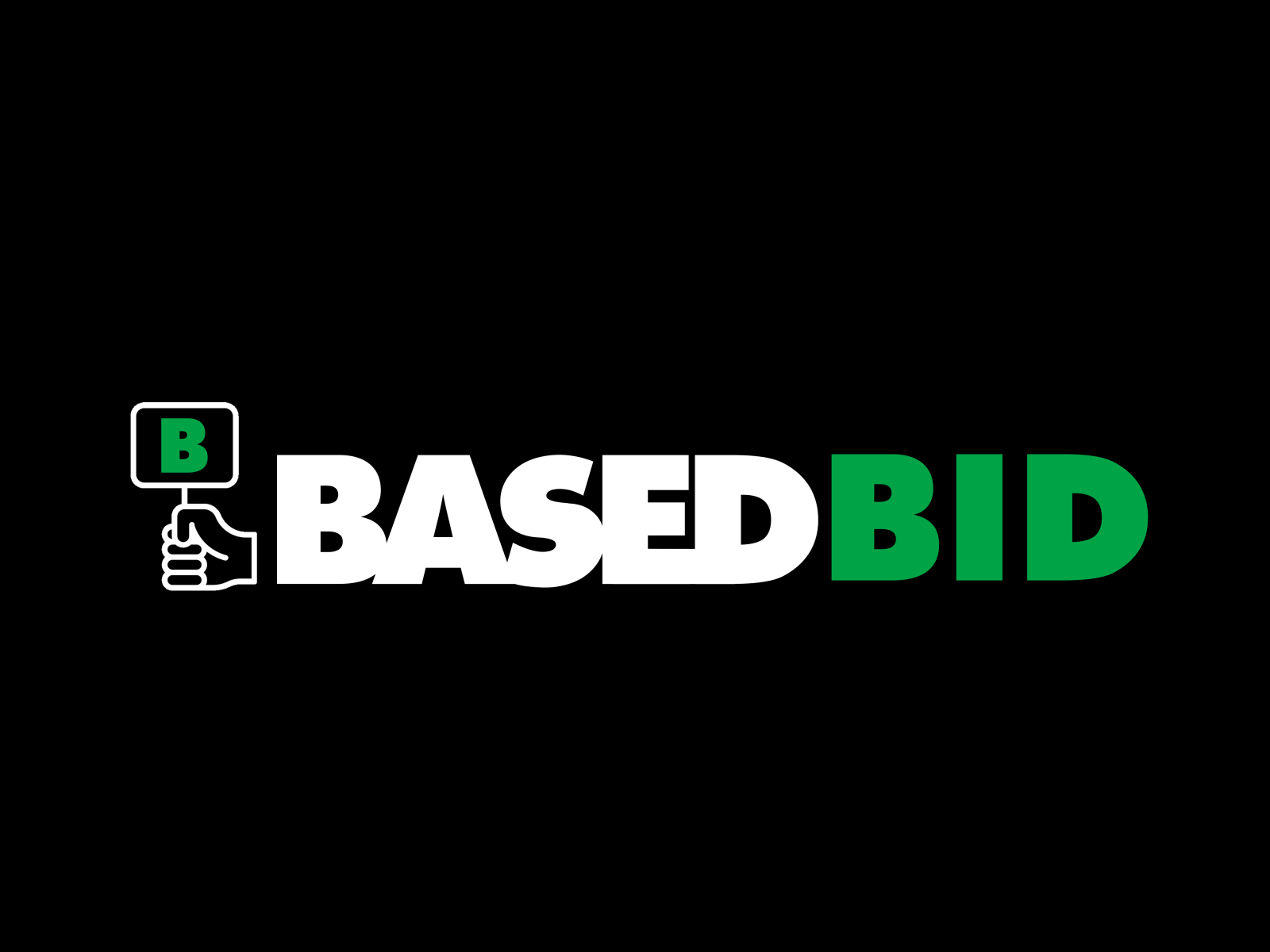 Based Bid Logo by Justin Wallis on Dribbble