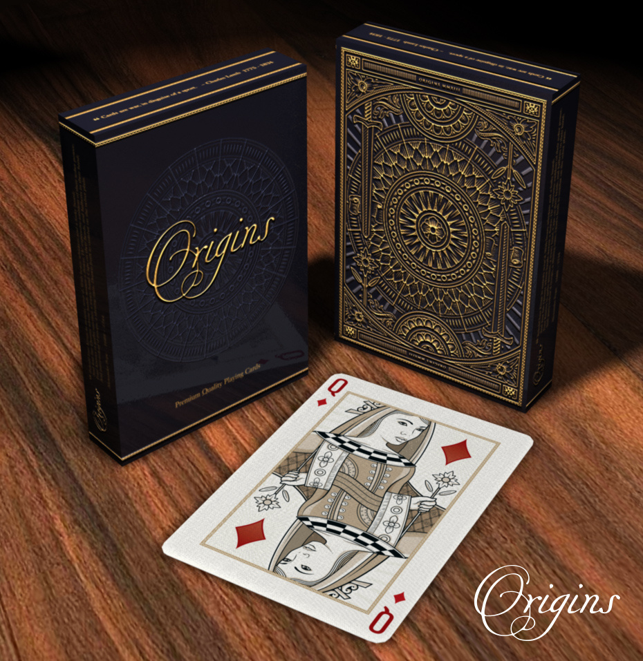 Origins Deck - box detail by Rick Davidson on Dribbble