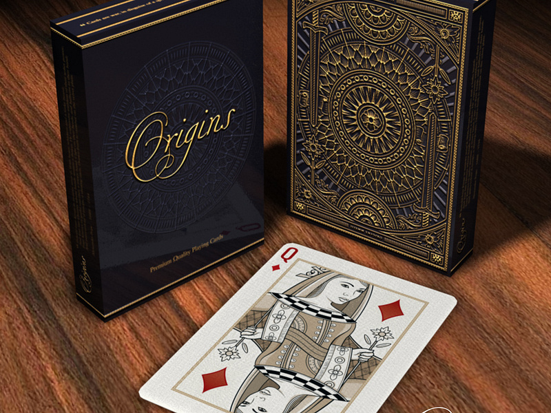 Origins Deck - box detail by Rick Davidson on Dribbble