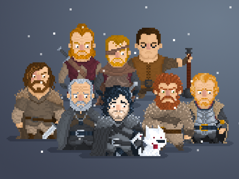 Pixel Little Guys & Gals 70: GOT Suicide Squad by Anthony Mendes on ...