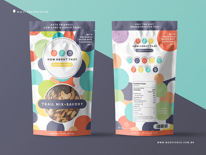Trail Mix Packaging V2 by Anthony Mendes on Dribbble