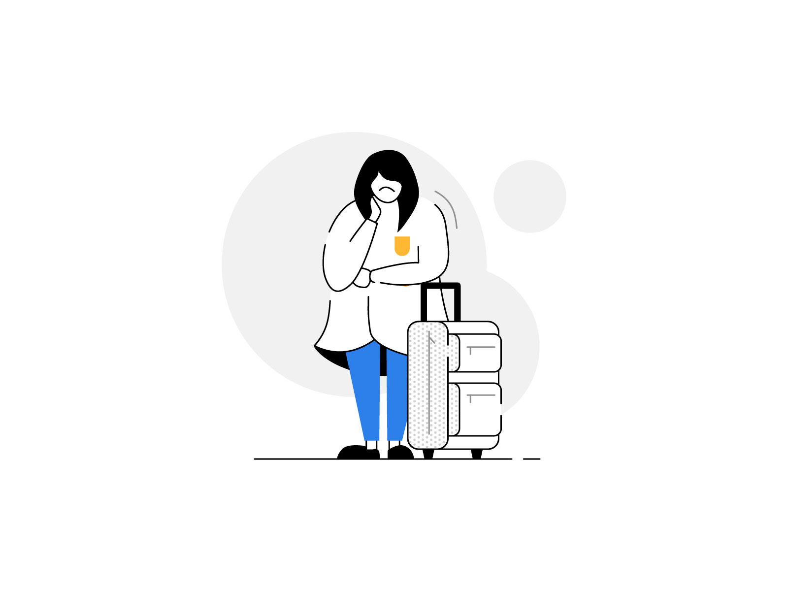 We feel sorry for the poor experience 😟 by Bonvarg on Dribbble