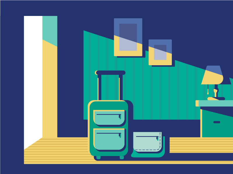 Hotel Room by Bonvarg on Dribbble