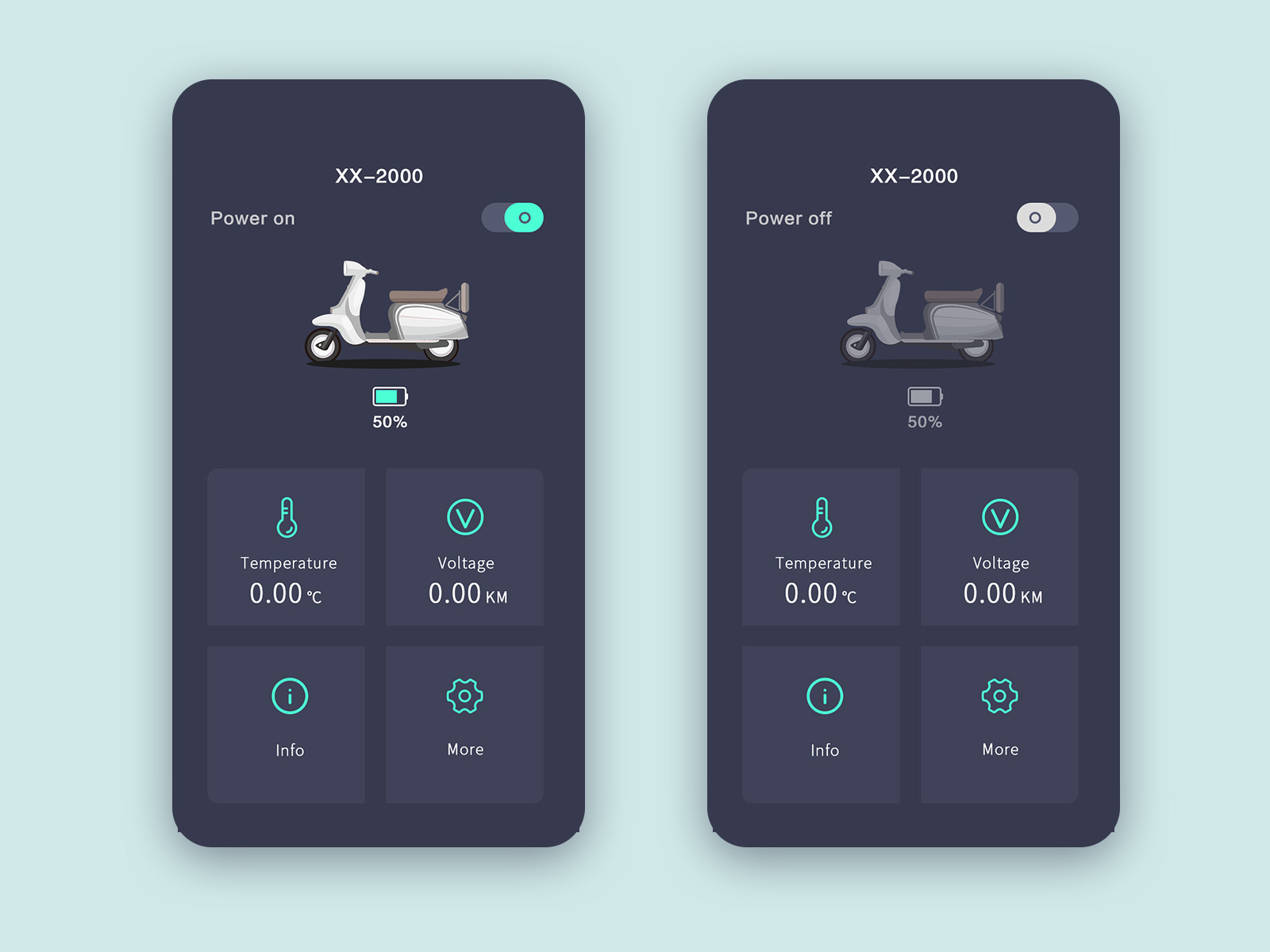 Battery manage UI by Hulk on Dribbble