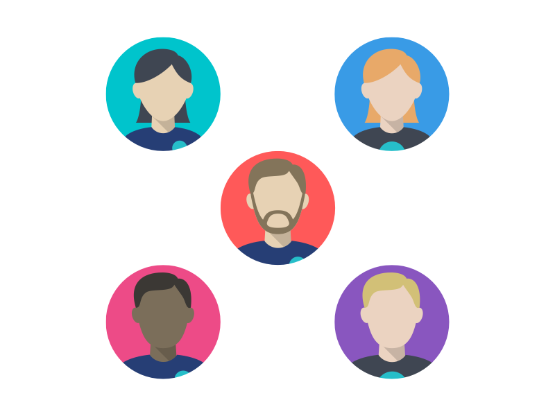 Default Avatars by Marty Lofberg for Canva on Dribbble