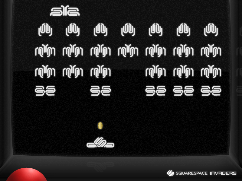 Squarespace Invaders by Marty Lofberg on Dribbble