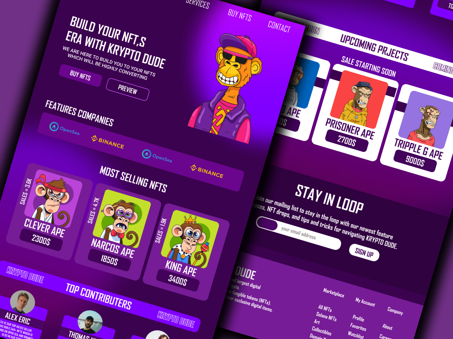 TOP-RATED NFT STORE SITE UI DESIGN by Hammad Latif on Dribbble