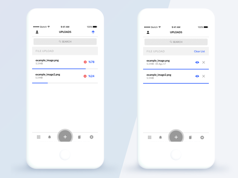 Upload Process Design by Merter Kısık on Dribbble