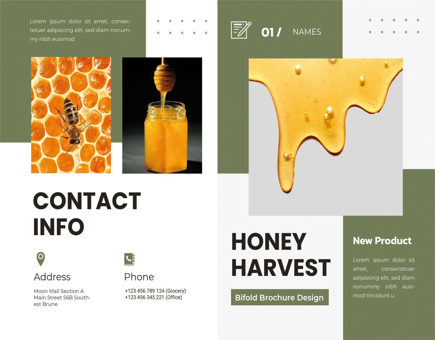 Bi Fold Flyer by Nokib Maklub on Dribbble