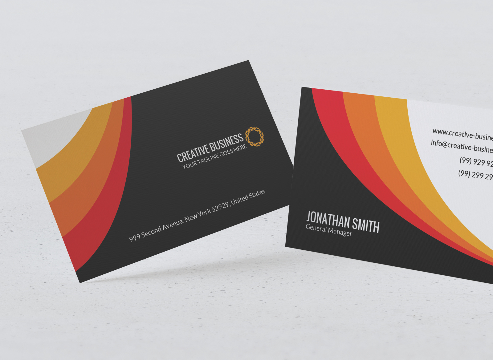 Modern Business Visiting Card by Nokib Maklub on Dribbble