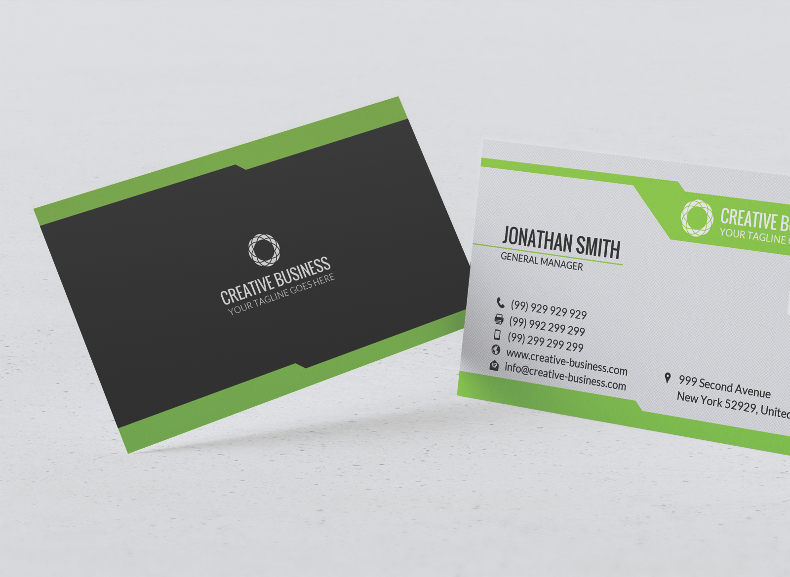 Modern Business Visiting Card by Nokib Maklub on Dribbble