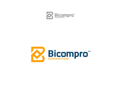 Logo for BicomPro Formation Company by Robin Rivera on Dribbble