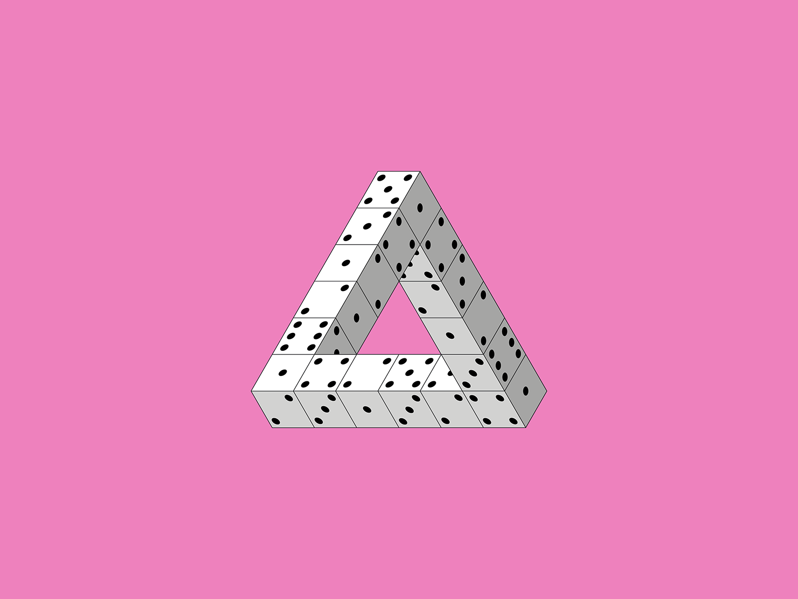 Impossible dice game by Phil Pittam on Dribbble