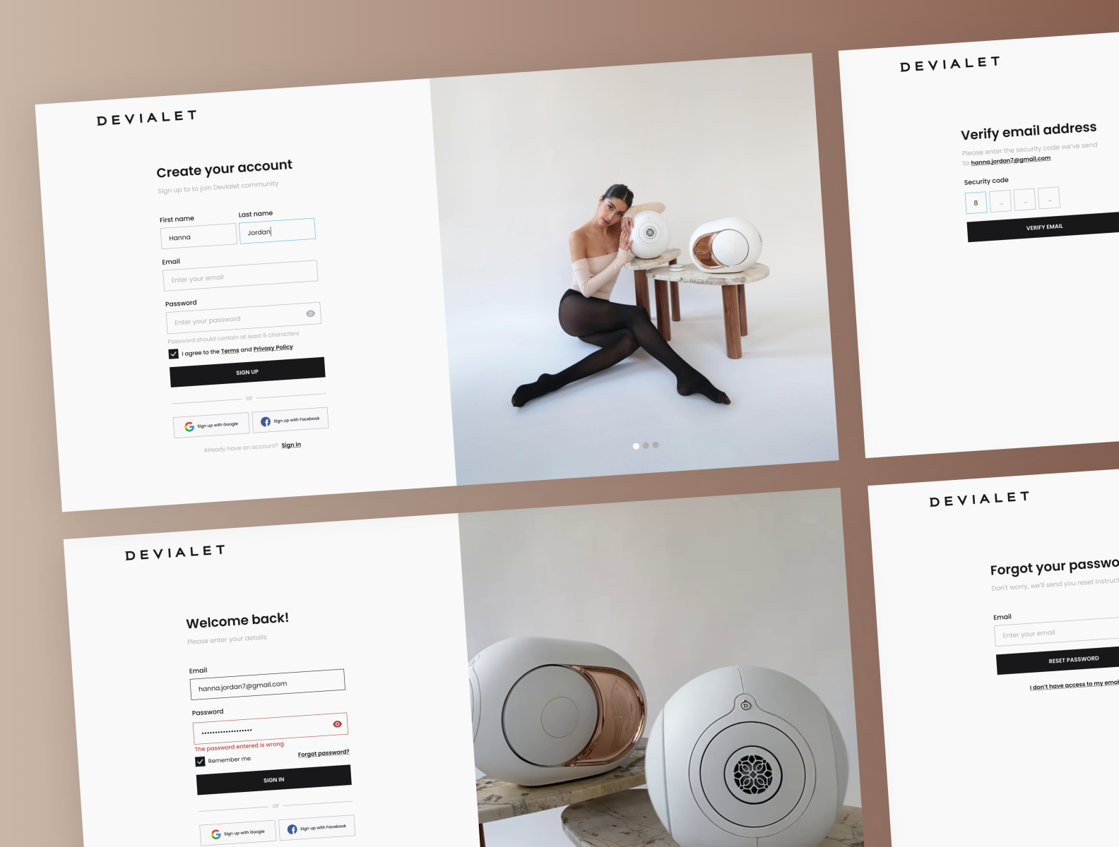 Sing In and Sign Up ️ by Anna Orel on Dribbble