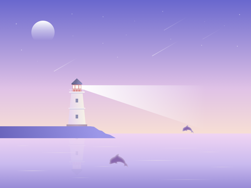 Lighthouse by Dwyane Shaw on Dribbble
