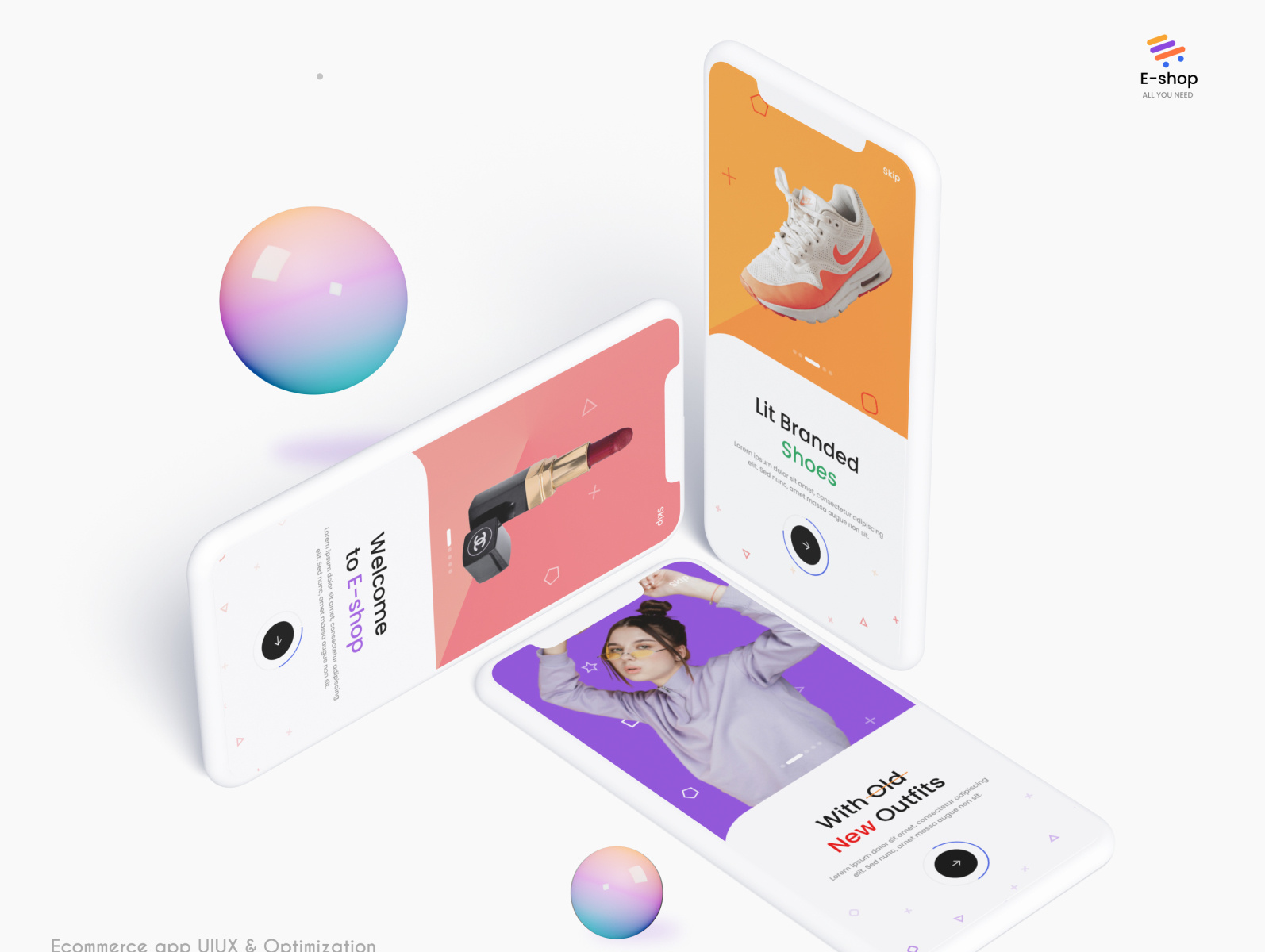 Eshop app design by saira nasir on Dribbble