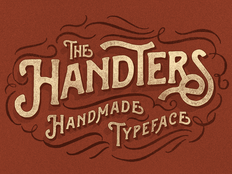 Handters Typeface by Ilham Herry on Dribbble