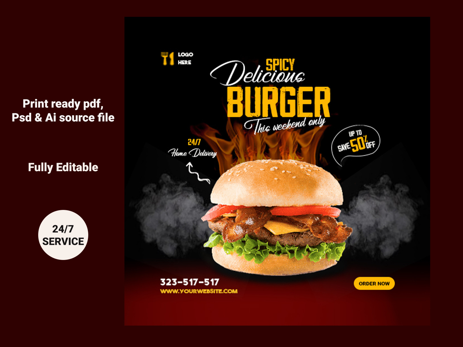 Food offer poster #copied by Sarmin Nira on Dribbble