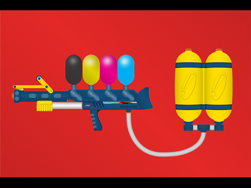 Ink Blaster by Scott Childs on Dribbble