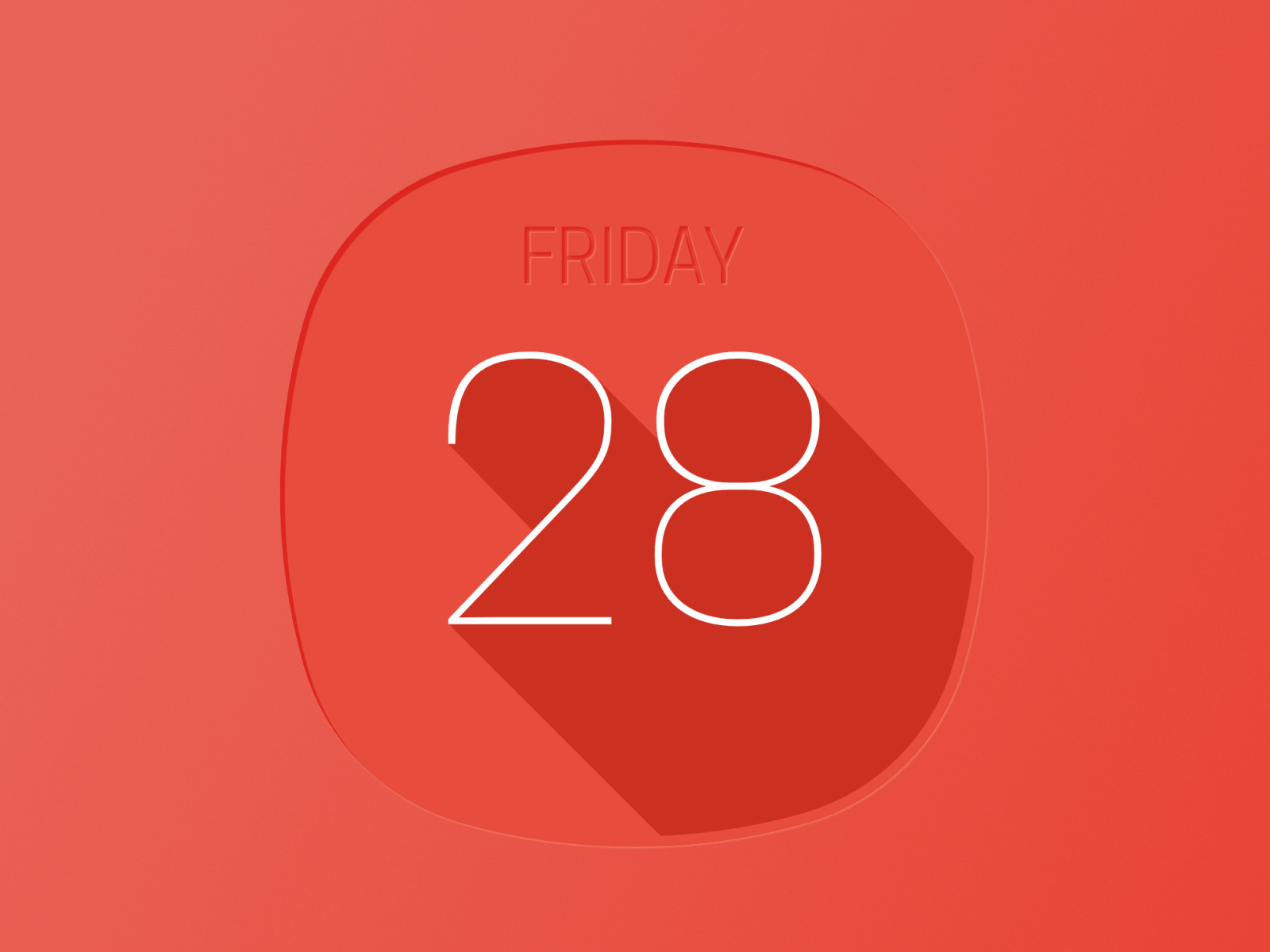 RED. Calendar. by Piotr Zonsberg on Dribbble
