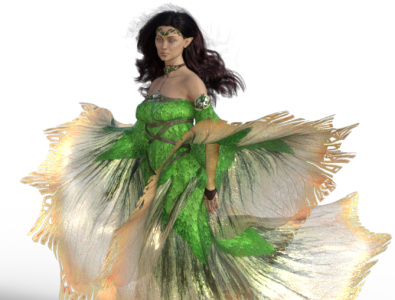 3d model spring fairy by Heather Fleischman on Dribbble