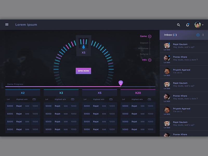 Roulette Wheel by Karan Kishore on Dribbble