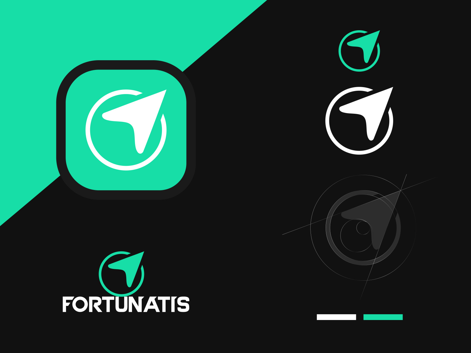 FORTUNATIS_app logo & icon by Imtiaz Kabir on Dribbble