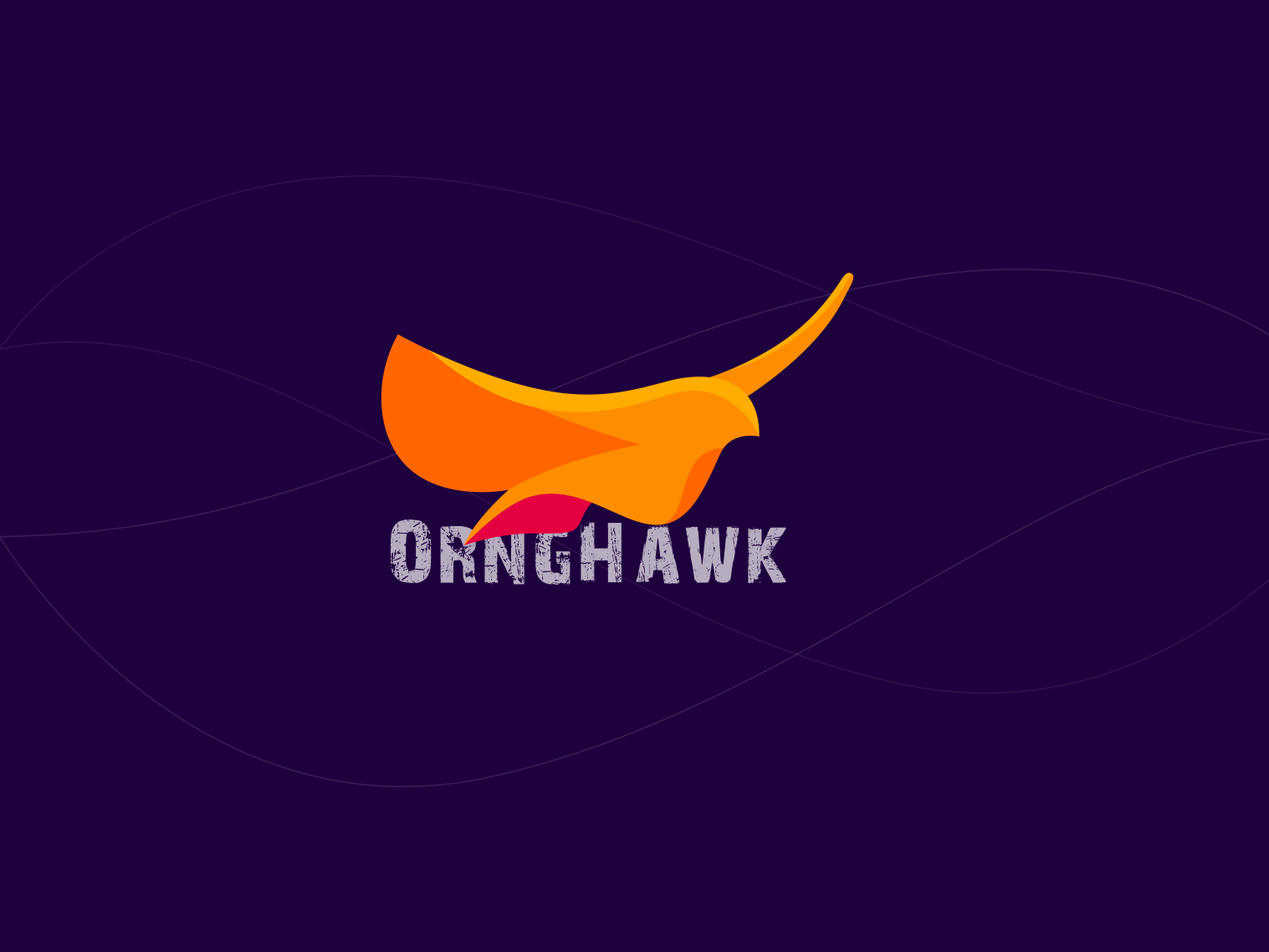 Orange Hawk Logo Mark by Imtiaz Kabir on Dribbble