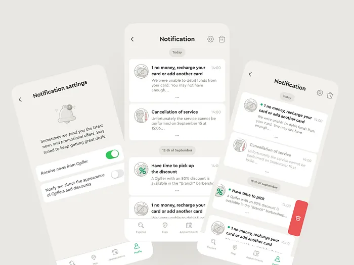 Notification App designs, themes, templates and downloadable graphic ...