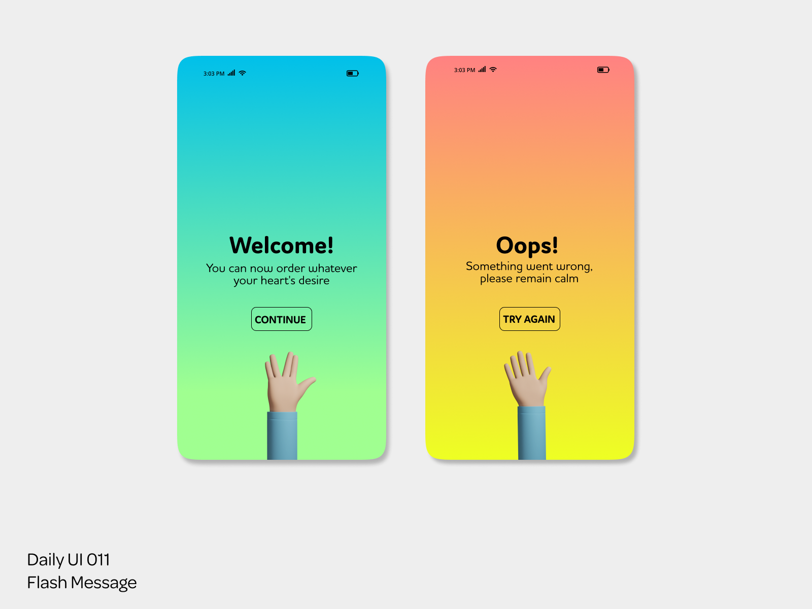 Daily UI - 011 by Masha Perlin on Dribbble