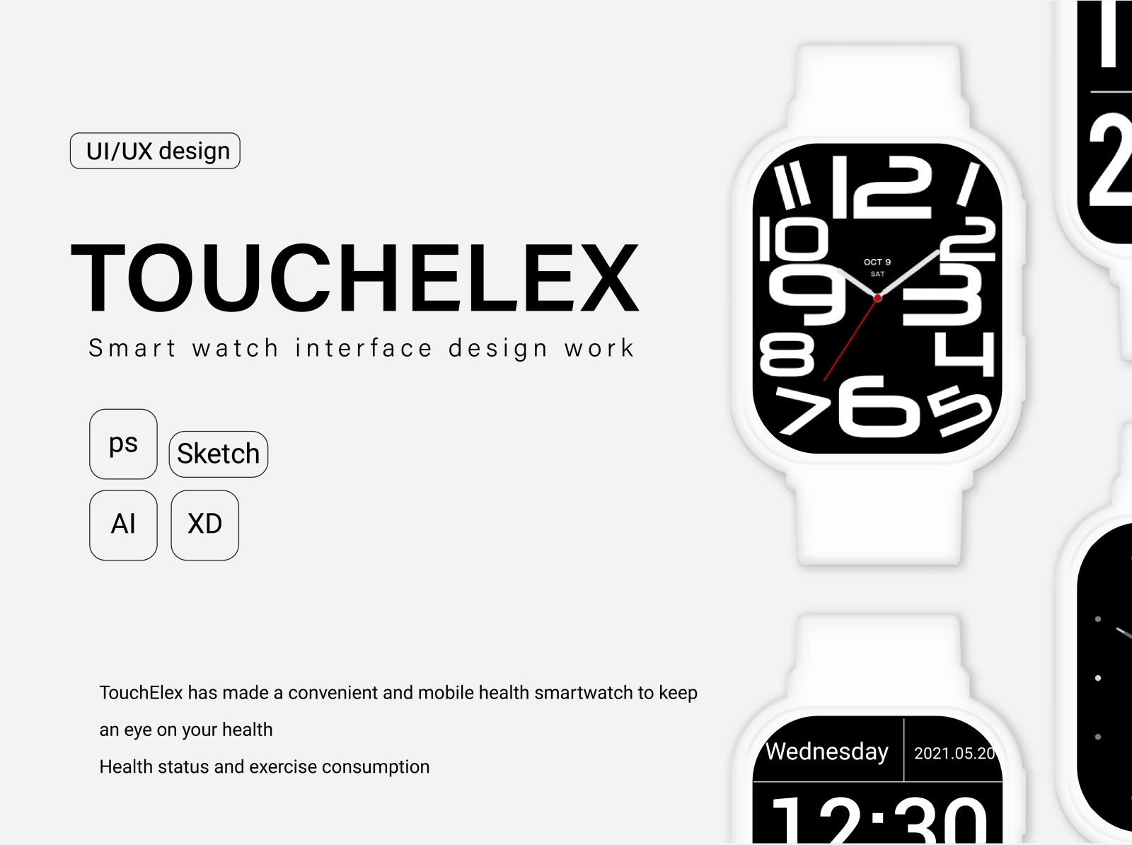 Smart Watch UI Design by lailala on Dribbble