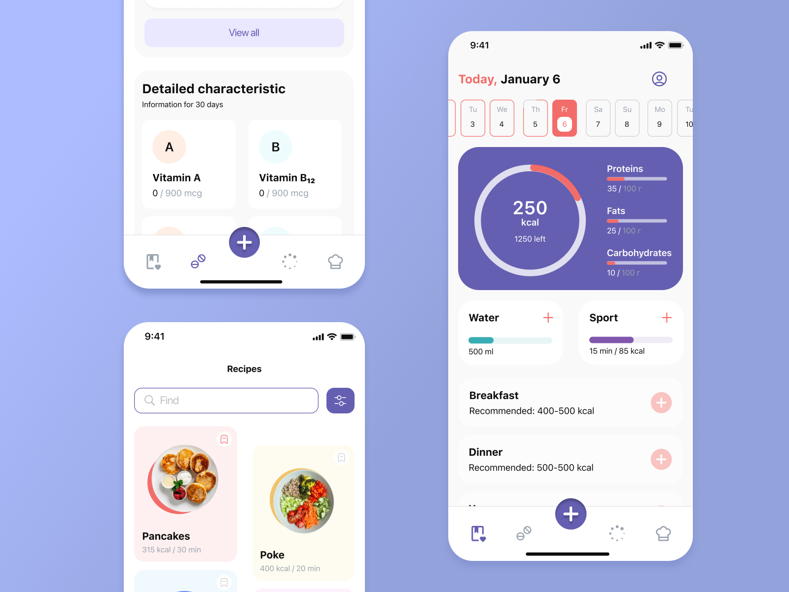 Nutrition Tracker App By Tatyana Makarova On Dribbble nutrition-tracker-app-by-tatyana-makarova-on-dribbble