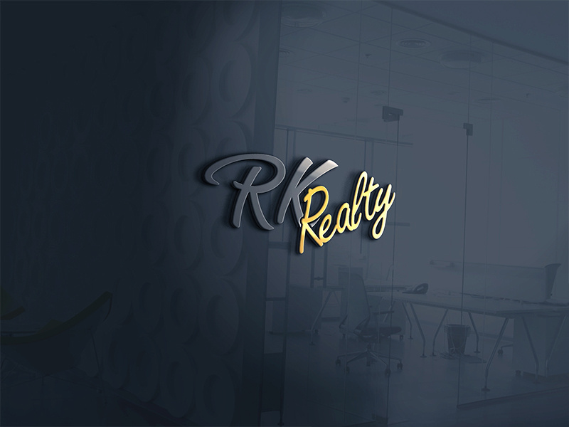 Typography Logo for RK Realty by Runner Design™ on Dribbble