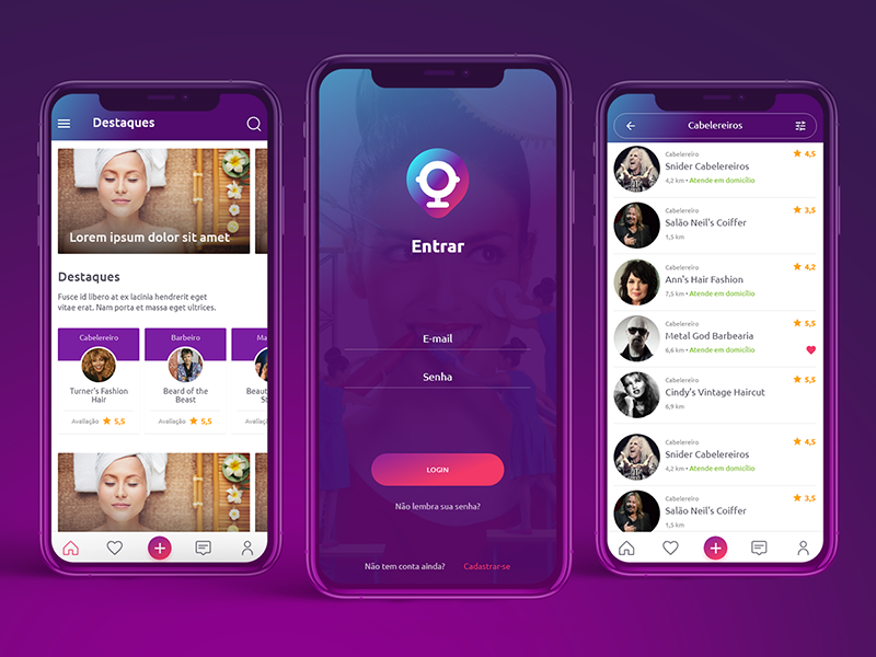 IPretty App design by Felipe "f3" Santos on Dribbble