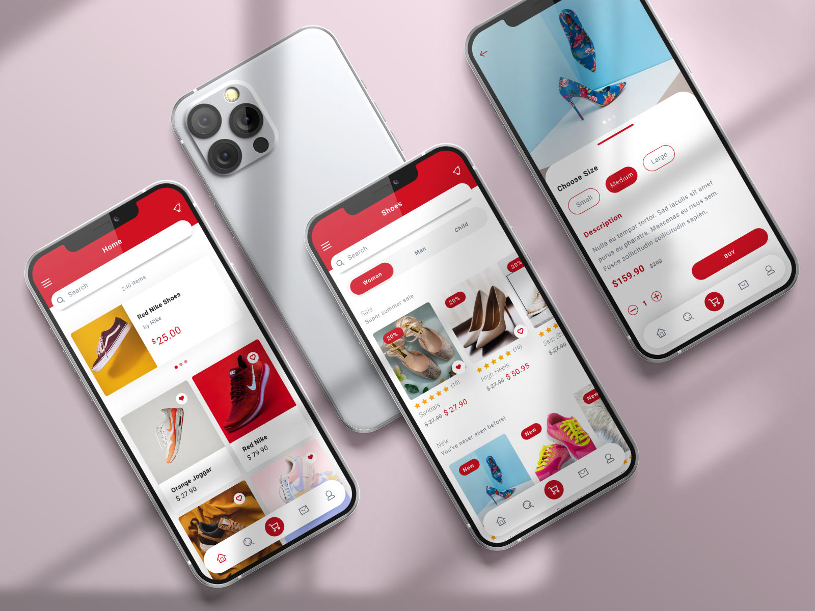 UI Design of Ecommerce Mobile App (Android & IOS) of Shoes Store by ...
