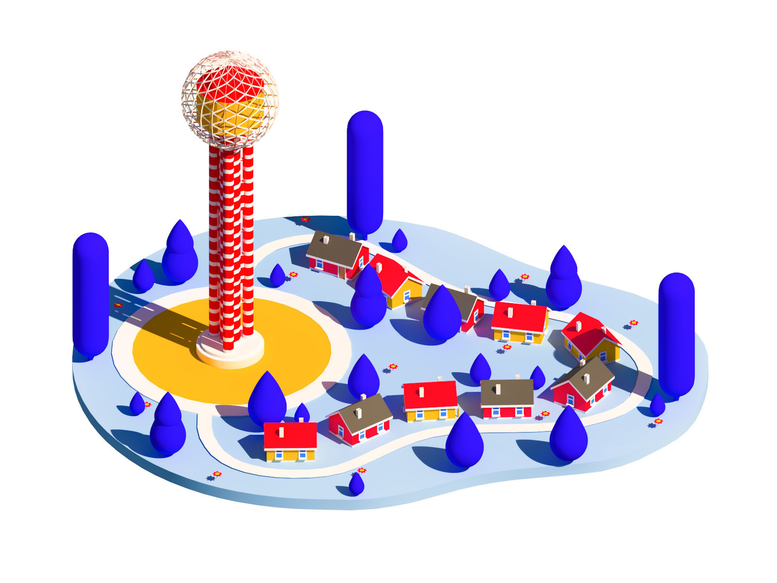 Reunion Tower By Nermin Muminovic On Dribbble reunion-tower-by-nermin-muminovic-on-dribbble