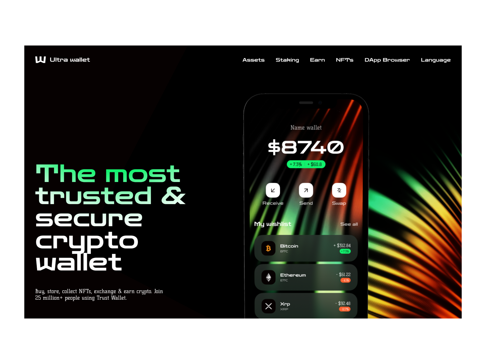 Crypto Wallet Website | Solar Digital by Solar Web for SOLAR Digital on ...