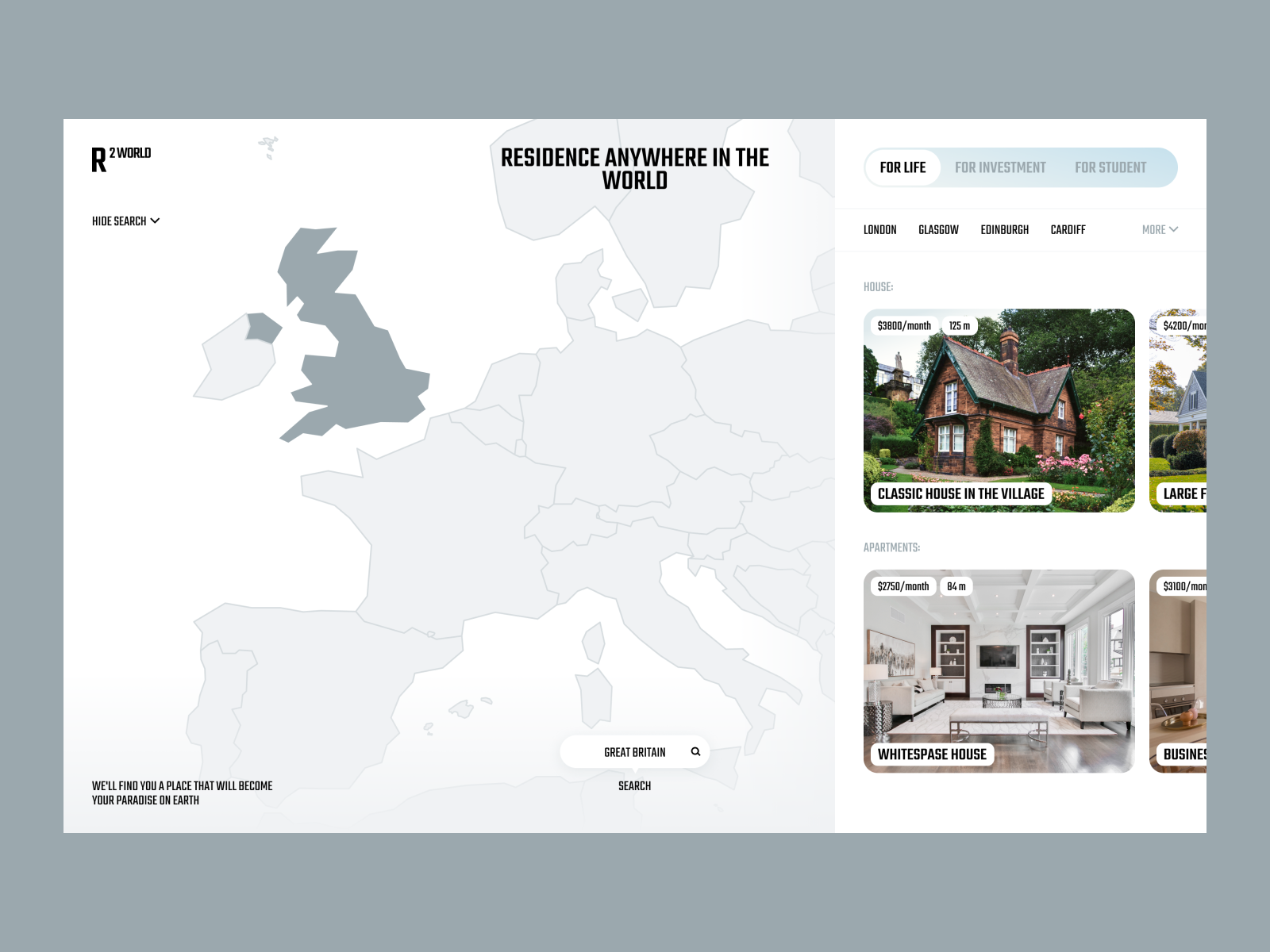 Real Estate Website | Solar Digital by Solar Web for SOLAR Digital on Dribbble
