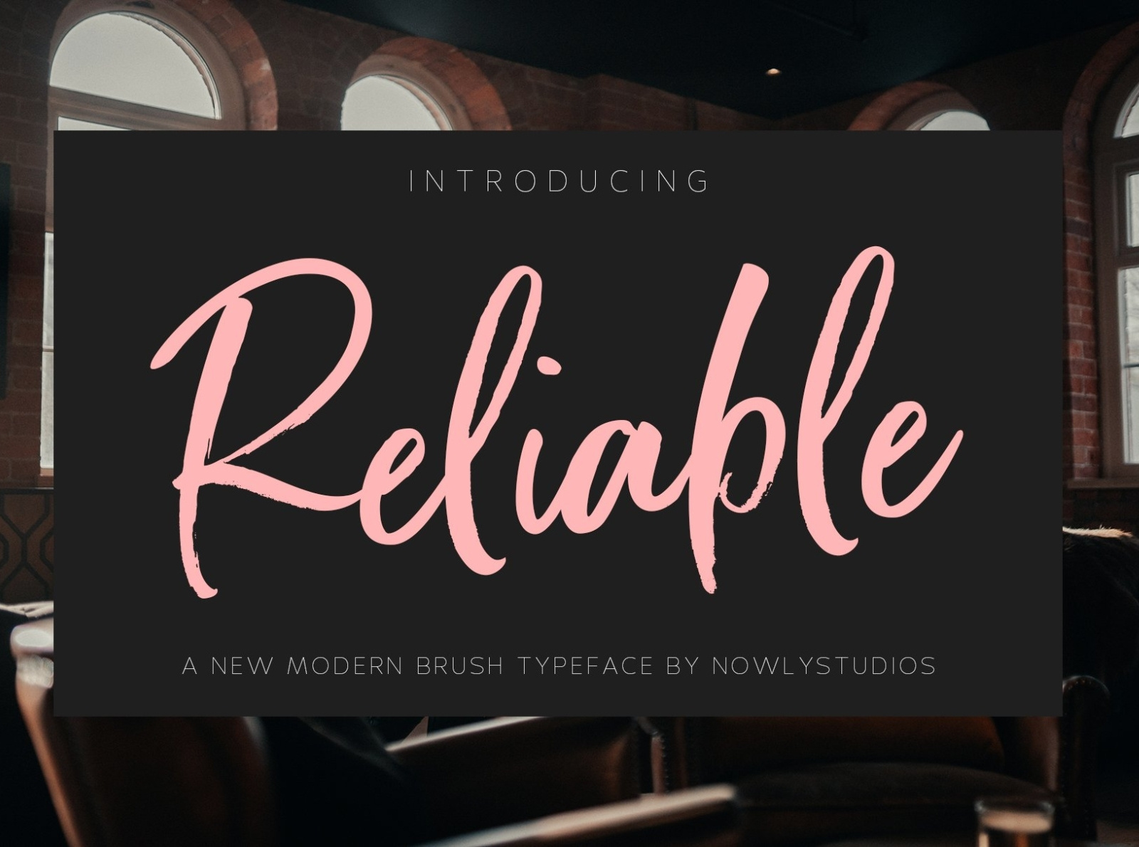 Reliable Brush Fonts by Nowly Studios on Dribbble